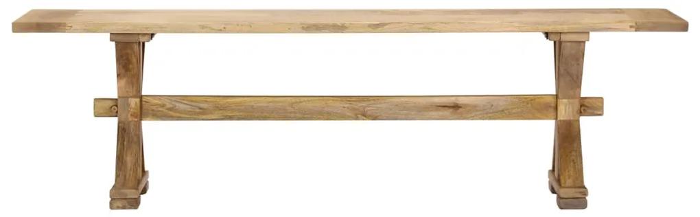 vidaXL Lavice do předsíně 160 x 35 x 45 cm masivní mangovníkové dřevo