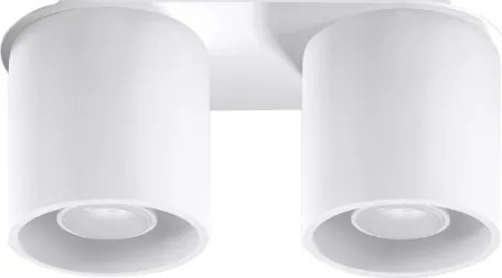 Stropní svítidlo SOLLUX Orbis 2 GU10 2x40W bez zdroje SL.0056 bílá