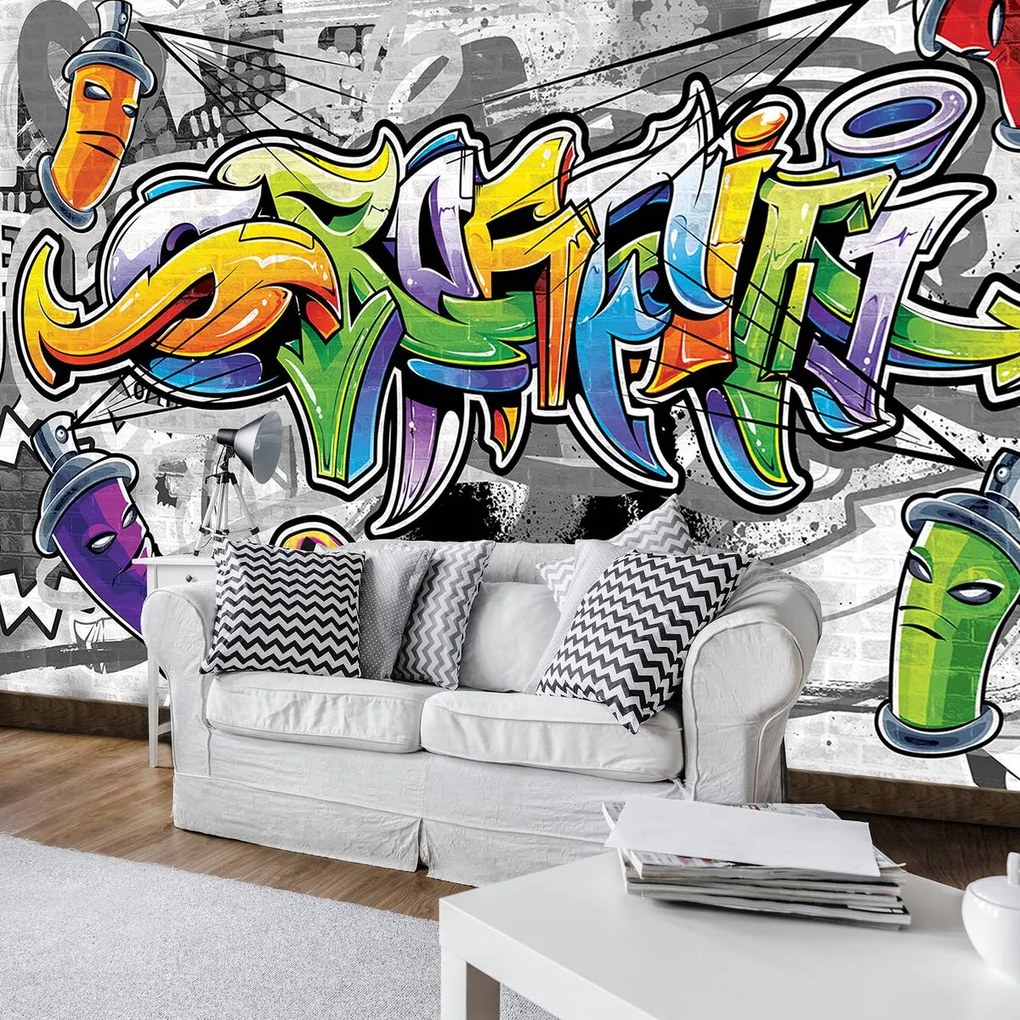 Fototapeta - Barevné Graffiti (152,5x104 cm)