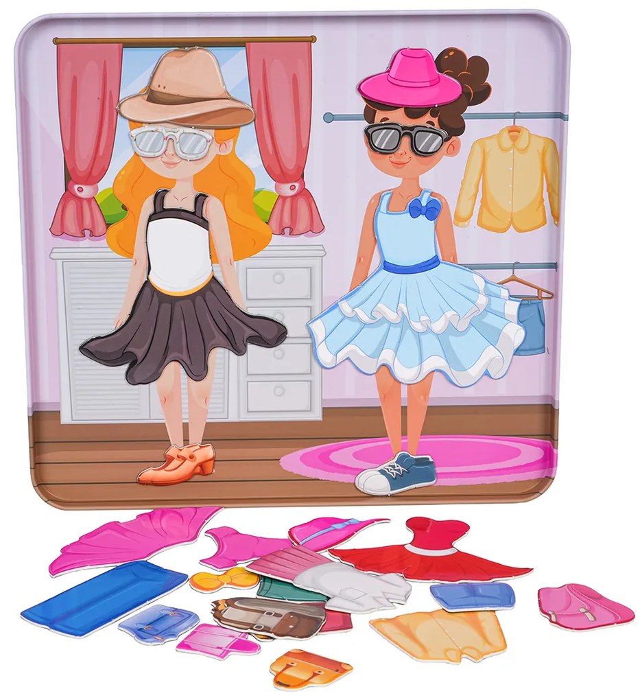 RKToys Magnetická sada pro malou stylistku 2v1