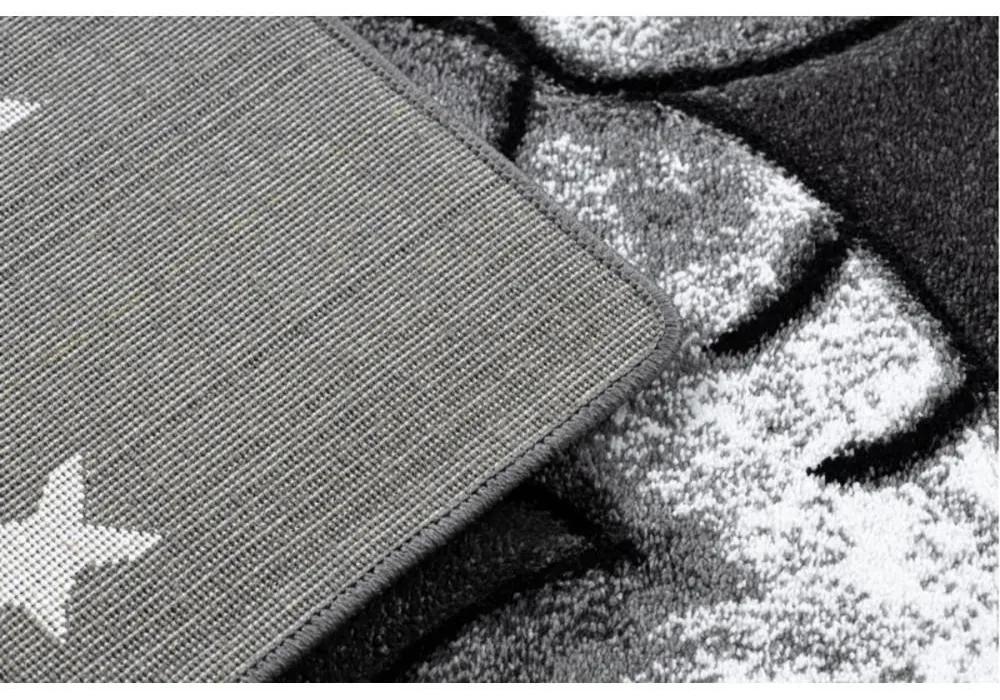Dětský kusový koberec Dva sloni šedý 180x270cm
