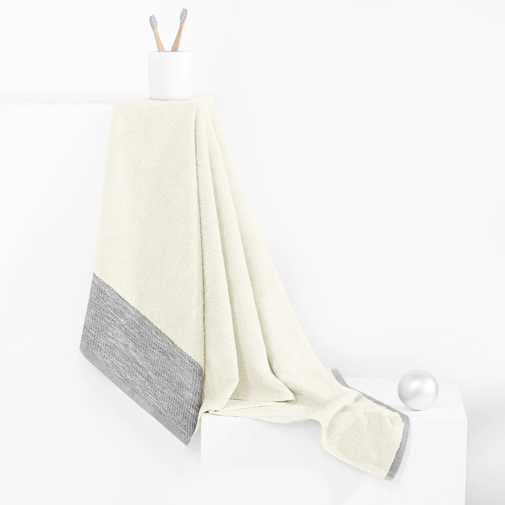 Bavlněný ručník AmeliaHome Aria bílý