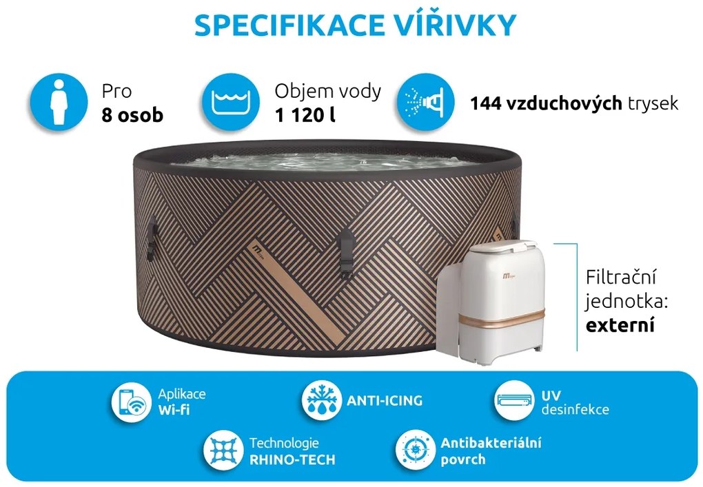 Mspa | Vířivý bazén MSPA Mono ECO F-MO082WE | 11400281