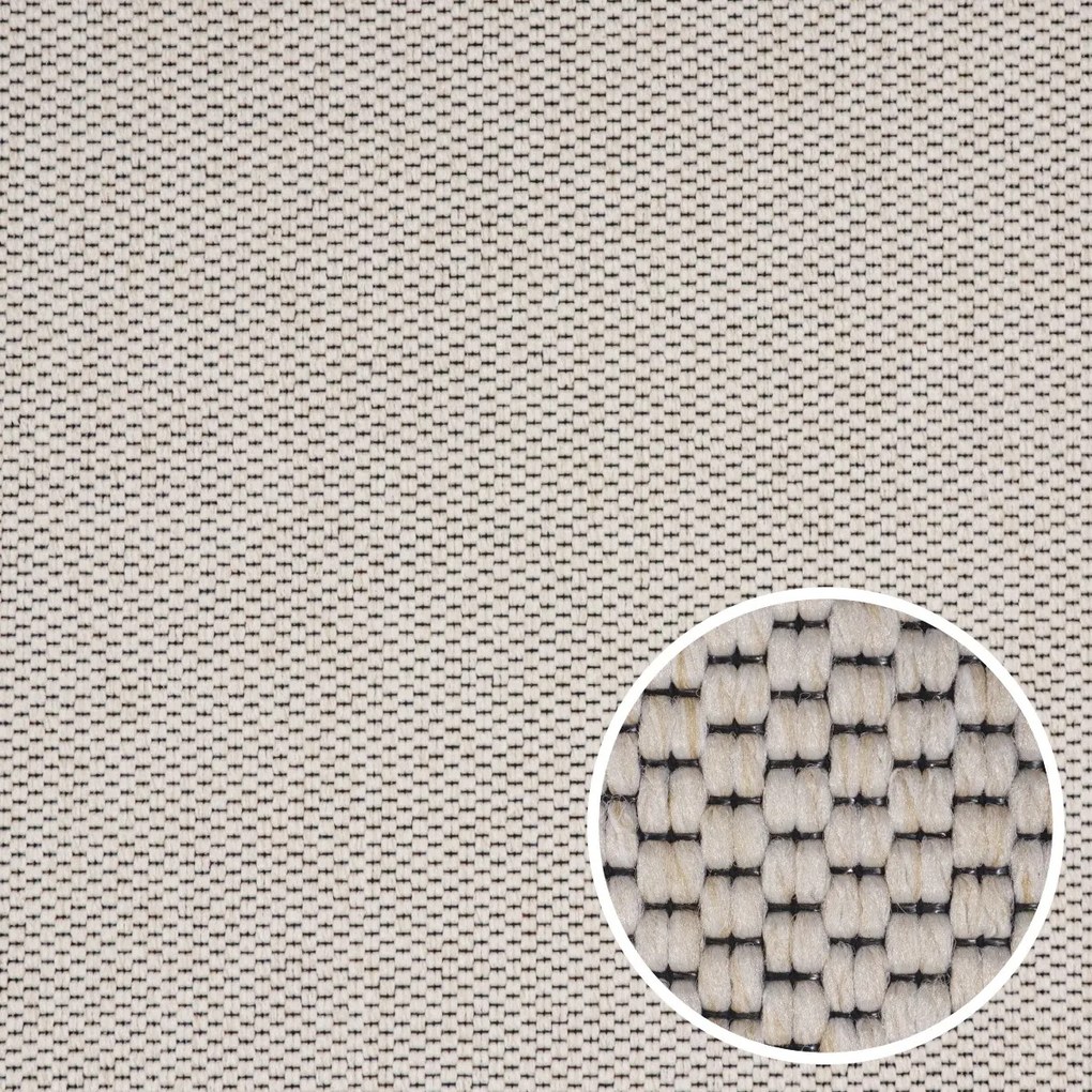 Timzo, AKCE: 300x400 cm Kusový koberec Nature cream - neúčtujeme odřezky z role - obšitý ze všech stran, šíře, bílá, filc, chodba / předsíň