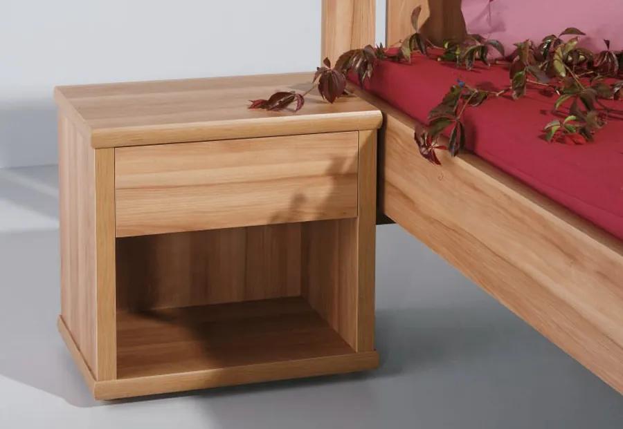 BMB Noční stolek široký - imitace dřeva Dekor: Dub Nebraska