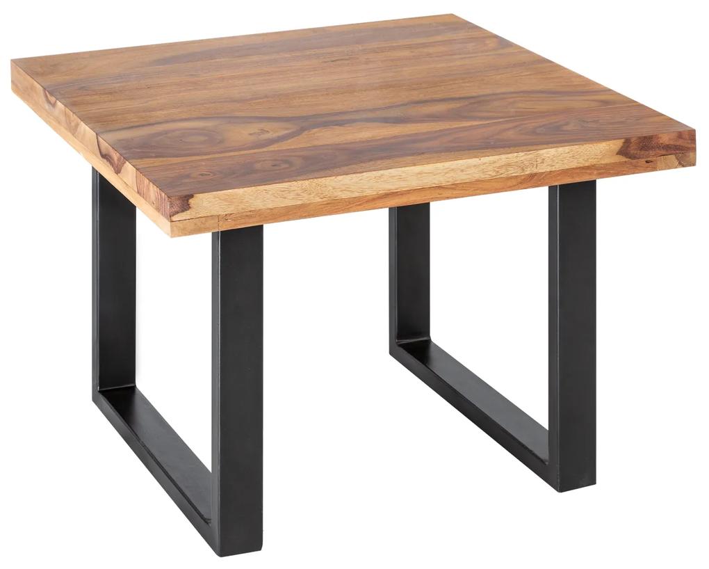 Masivní sheeshamový konferenční stolek Kardano, 60 cm