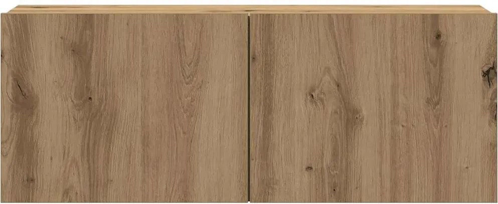 Nástěnné TV skříňky 4 ks dub artisan kompozitní 3328944