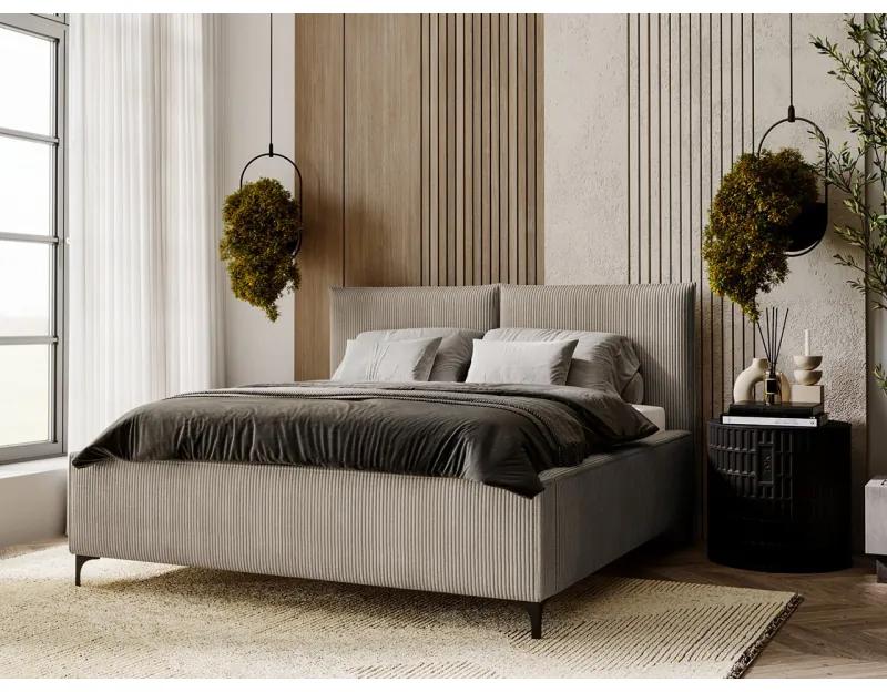 Čalouněná manželská postel s úložným prostorem Camtalo, Rozměr postele: 160 x 200 cm, Potahy: Poso 100