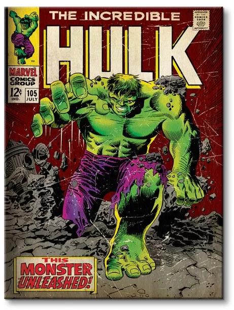 Obraz na plátně Marvel Neuvěřitelný Hulk (Monster Unleashed) 30x40cm  WDC92117 | BIANO