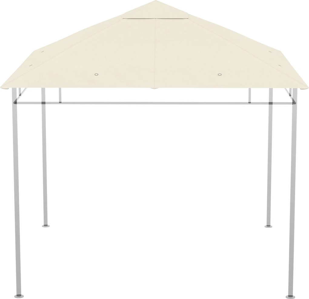 Outsunny Náhradní Střecha pro Altán Pergolu Zahradní Plátno Vysoká Hustota 180g/m² Anti-UV 3 x 3m Krém