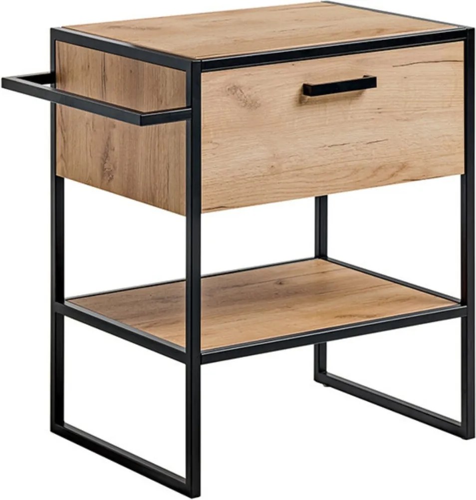 Skříňka pod umyvadlo loft 70 cm stojící se zásuvkou (BROOKLIN 825A FSC)