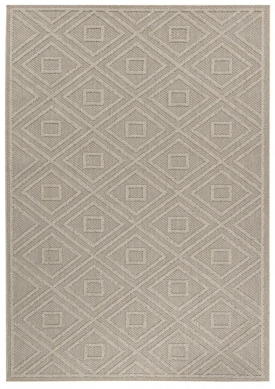 Ayyildiz, Kusový koberec Patara 4956 Beige – na ven i na doma, 80x150, béžová, chodba / předsíň