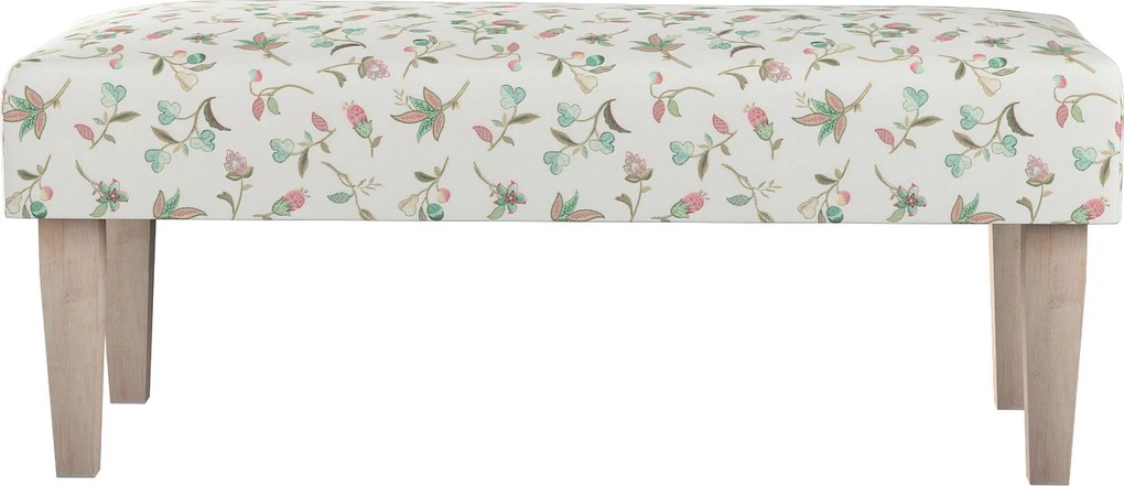 Dlouhá lavička 100x40cm barva vícebarevná látka vzorované