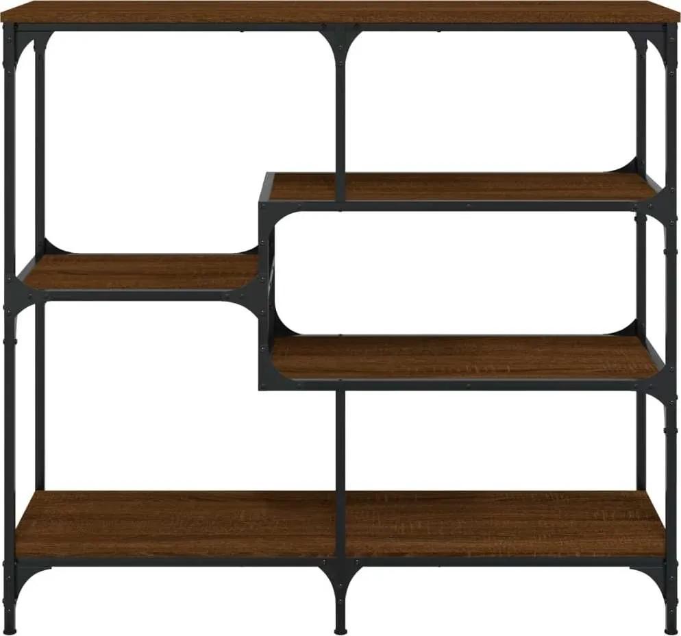 vidaXL Konzolový stolek 103 x 32 x 95 cm kompozitní dřevo [833954] Barva: kouřový dub