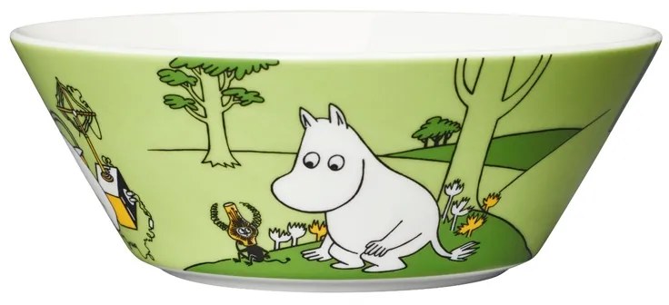 Miska Moomintroll 15cm, zelená