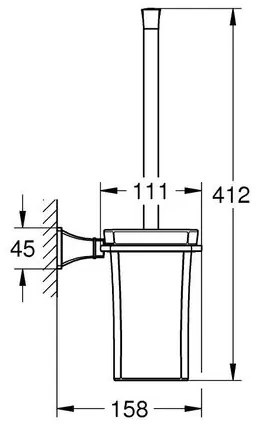 Grohe Grandera Souprava na čištění toalety G40632000