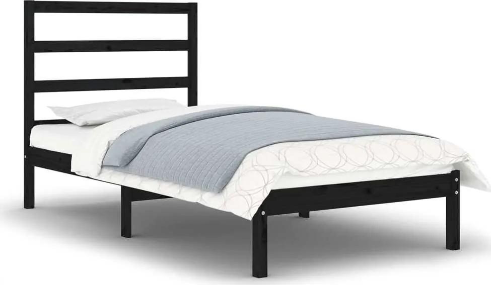 vidaXL Rám postele masivní dřevo 75 x 190 cm Small Single [3104897] Barva: Přírodní