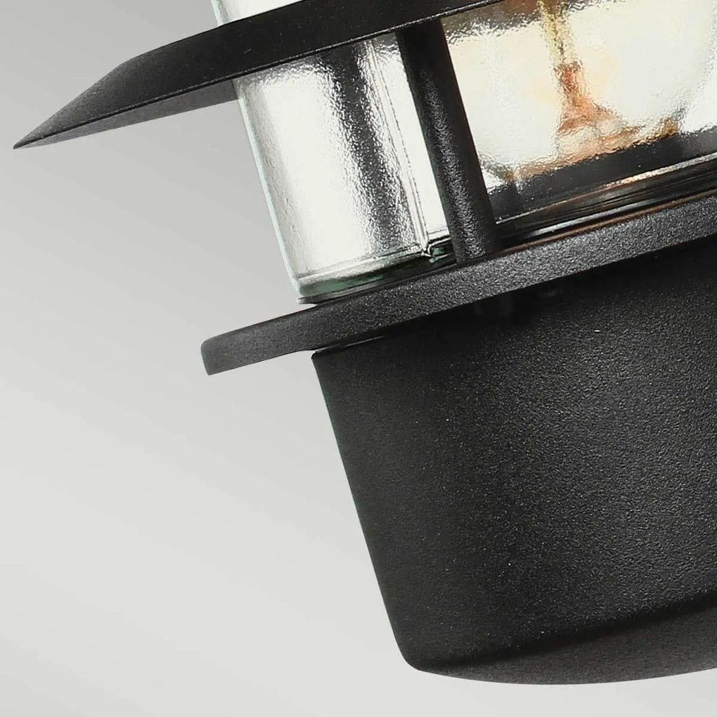 Nástěnná venkovní lampa na zahradu Elstead HELSINGOR/černá