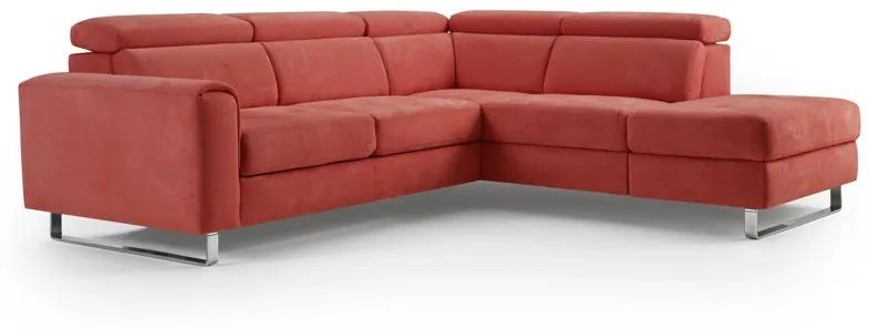 Pregio Italia sofa&relax Modulární sedací souprava PARK Provedení: 2+rohový díl + 2 + taburet, Vzorník látek: tekno fibra 12 light pink