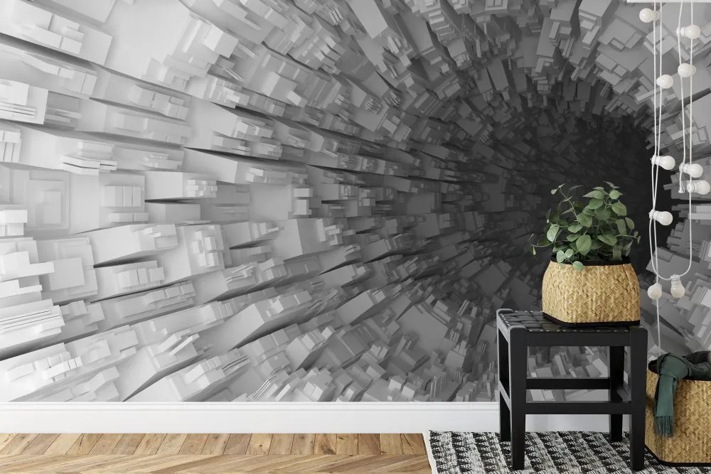 Fototapeta Abstraktní Tunel 3D Strukturální vinyl 368x254