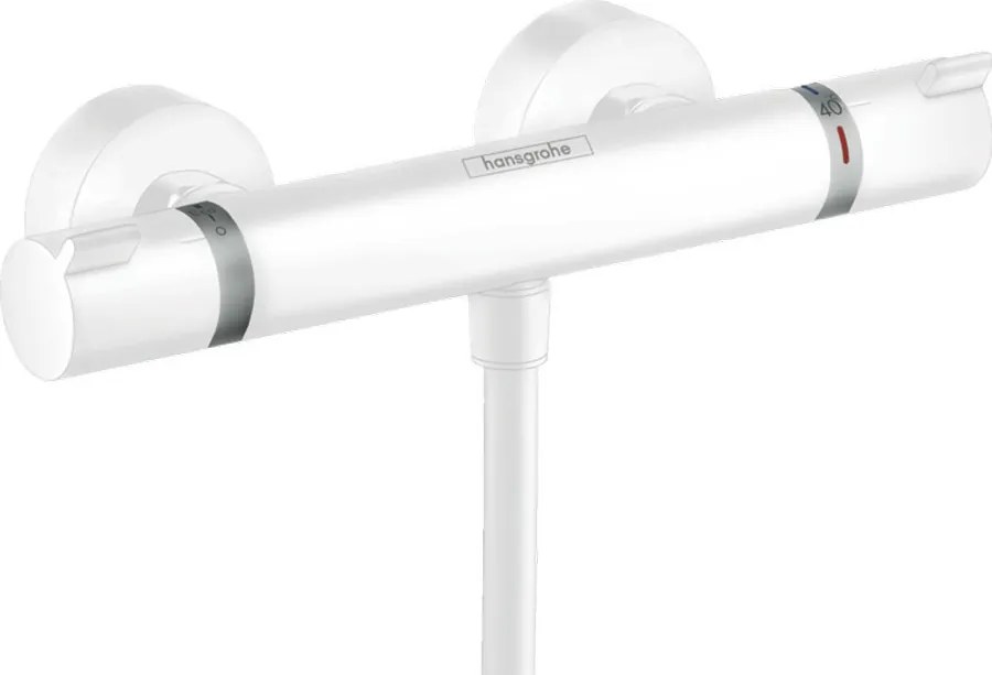 Hansgrohe Ecostat Comfort, termostatická sprchová baterie, bílá matná, 13116700
