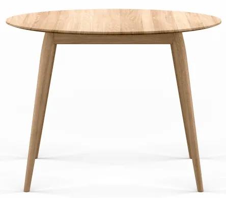 Jídelní stůl Play z dubového masivu- Ø100cm typ dřeva:: přírodní dub
