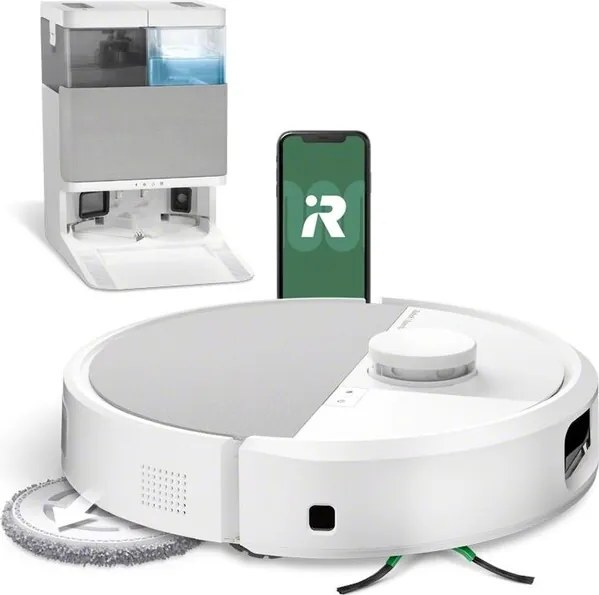 iRobot Roomba Plus 505 Combo + AutoWash dock bílá Bílá