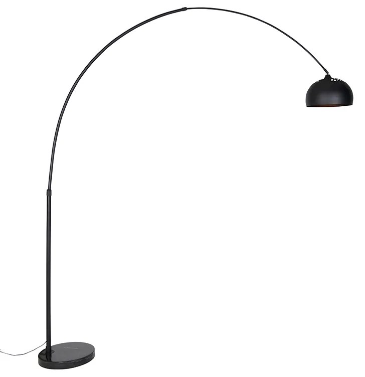 Moderní oblouková stojací lampa černá - XXL