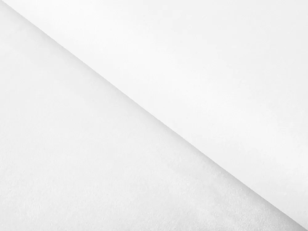 Biante Sametové prostírání na stůl SV-018 Bílé - 30x40 cm - SKLADEM