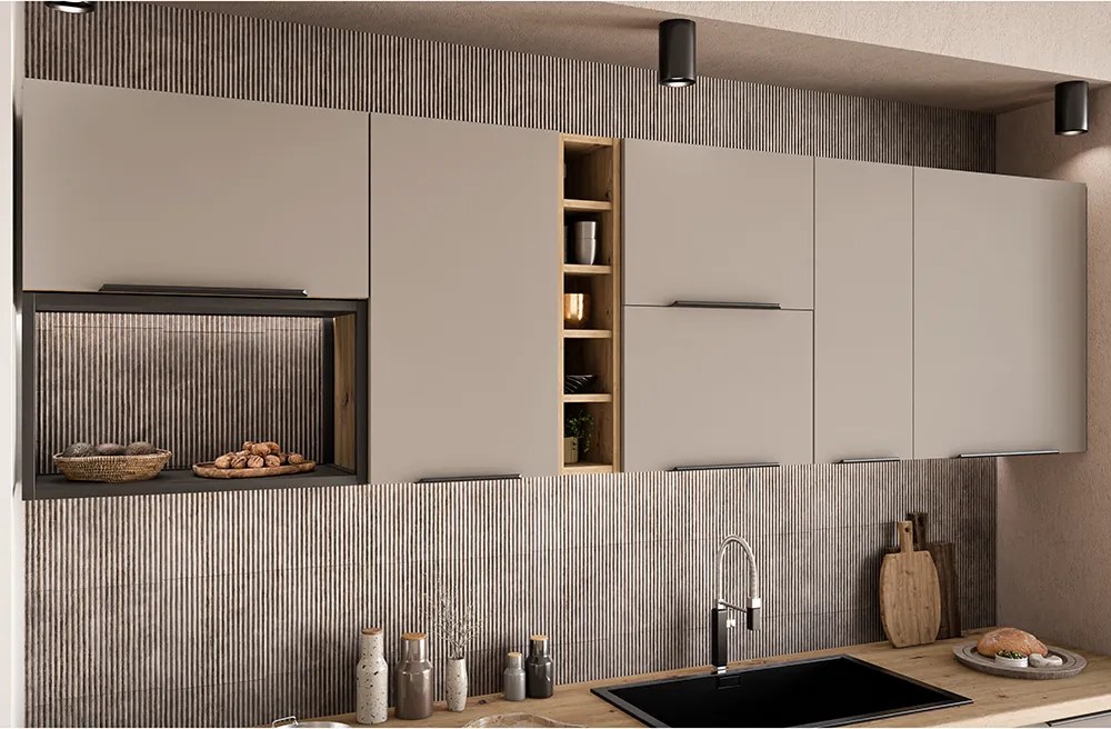 ARIA li | horní regál 30 G-90 OTW s policemi | VYSOKÝ | 30 cm | artisan