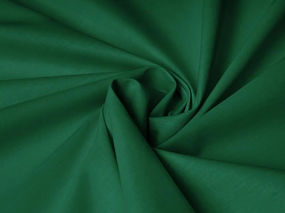 Biante Bavlněný běhoun na stůl Moni MOD-514 Tmavě zelený 20x160 cm