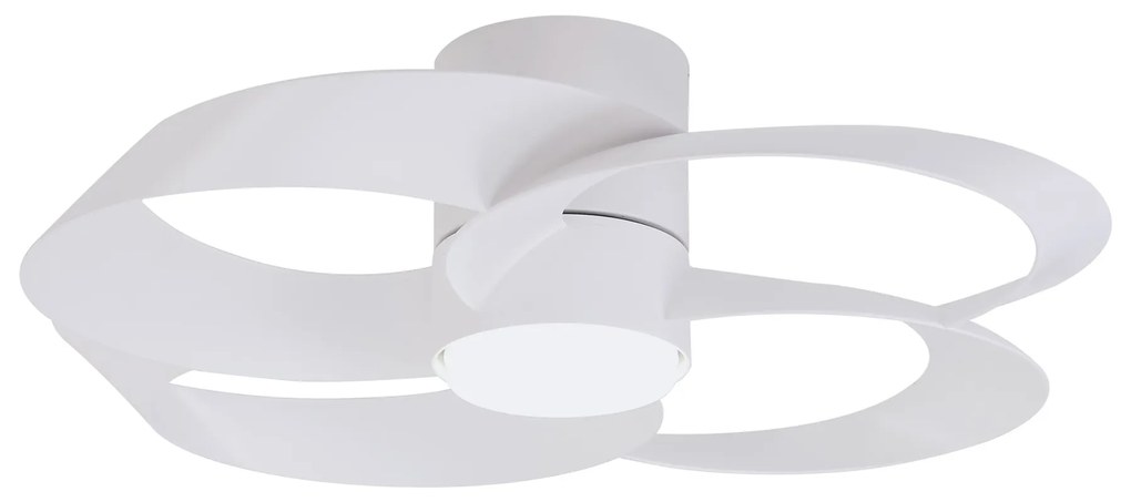 Mantra Rose, ventilátor se svítidlem a dálk. ovladačem LED 24W 2700-5000K, bílá, průměr 65cm
