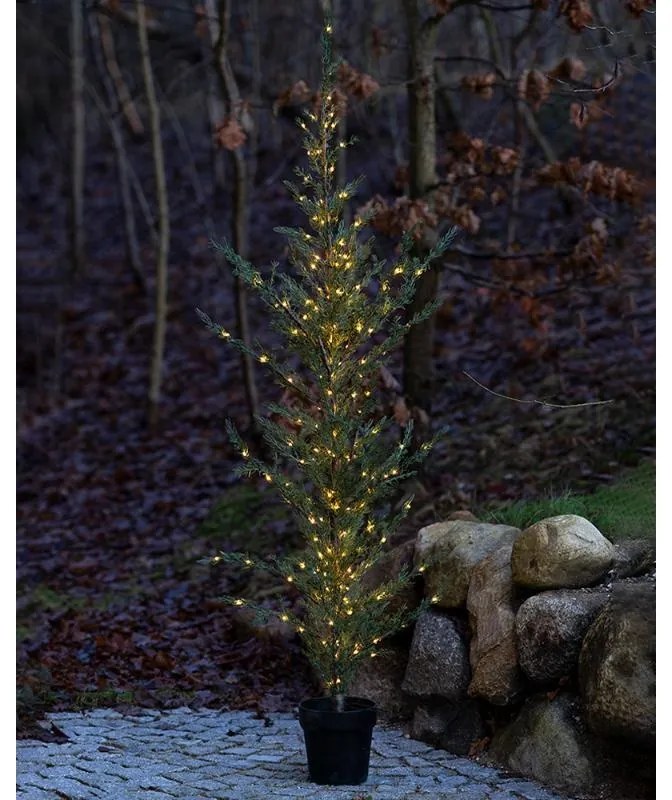 LED světelný stromek v květináči Cedr, 190 cm