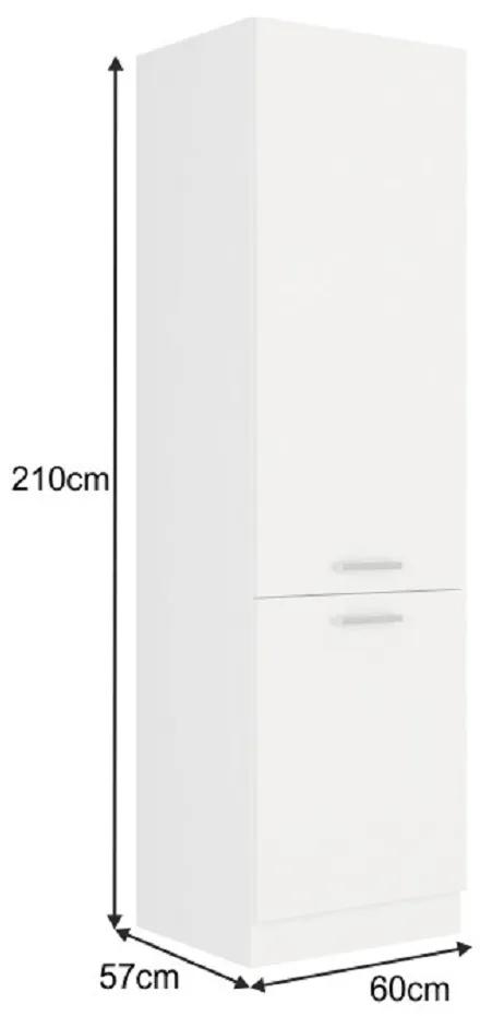 Vysoká skříňka, bílá, SPLIT 60 DK-210 2F