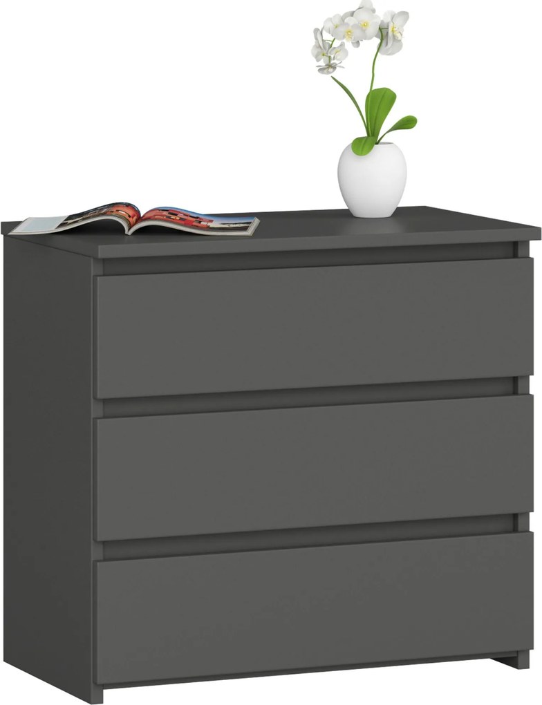Komoda CL3 3SZ CLP grafitová šedá
