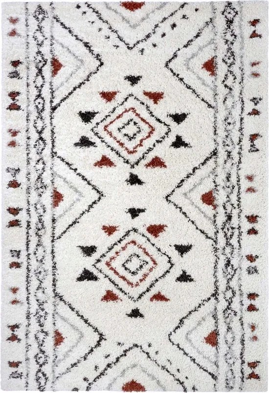 Barevný koberec shaggy boho Mint Rugs 120 x 170 cm