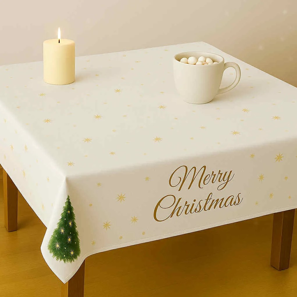 Vánoční ubrus Merry Christmas 140 x 180 cm TiaHome