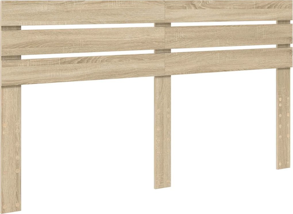 Rám postele s čelo Sonoma 200 x 200 cm Masivní borové dřevo 3411377