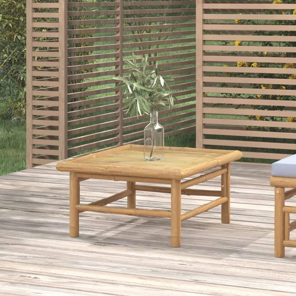 vidaXL Zahradní stůl 65 x 55 x 30 cm bambus