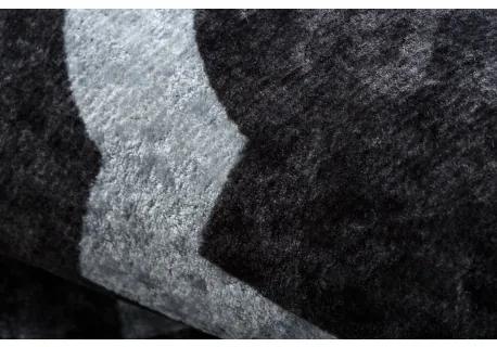 Dywany Luszczow Dětský kusový koberec MIRO 51639.806 pratelný  Trellis laťková mříž protiskluz, černý Rozměr koberce: 120 x 170 cm