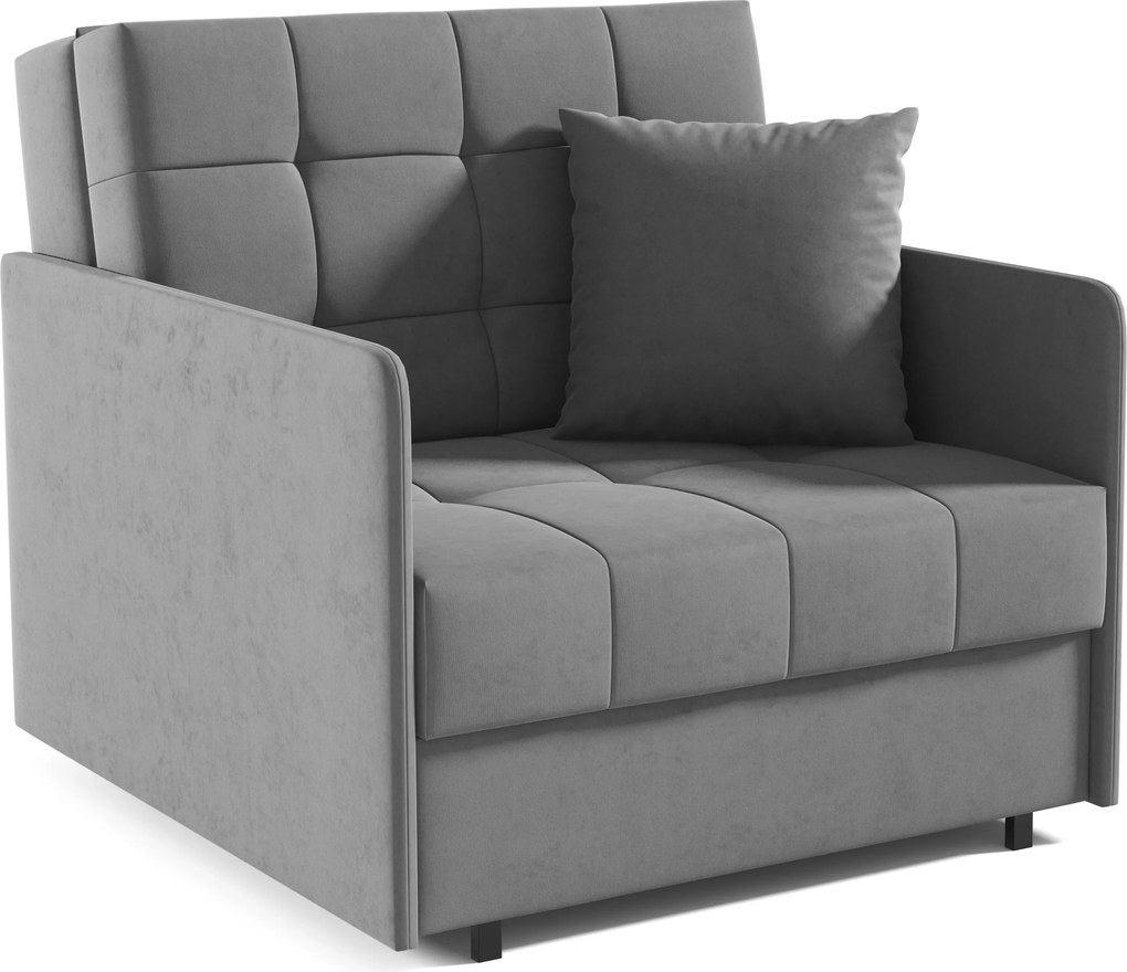 Eka Pohovka AMERYKANKA 169, 90 cm Barva látky: Světle modrá (Kronos 13)