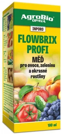 Měď pro ovoce, zeleninu a okrasné rostliny AGROBIO Inporo Flowbrix Profi 100ml