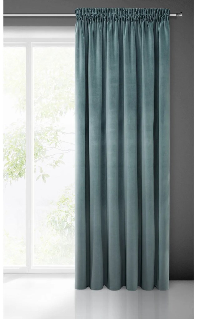 ZATEMŇOVACÍ ZÁVĚS NA PÁSCE KRISTI 140X270 CM MODRÁ