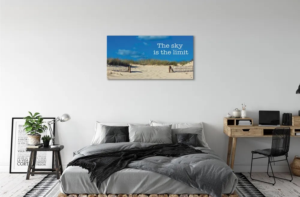 Obrazy na plátně Beach nebe string 100x50 cm