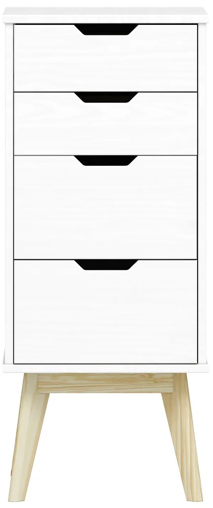 Idea Komoda BONITO - 2+2 zásuvky Provedení: Bezbarvý lak