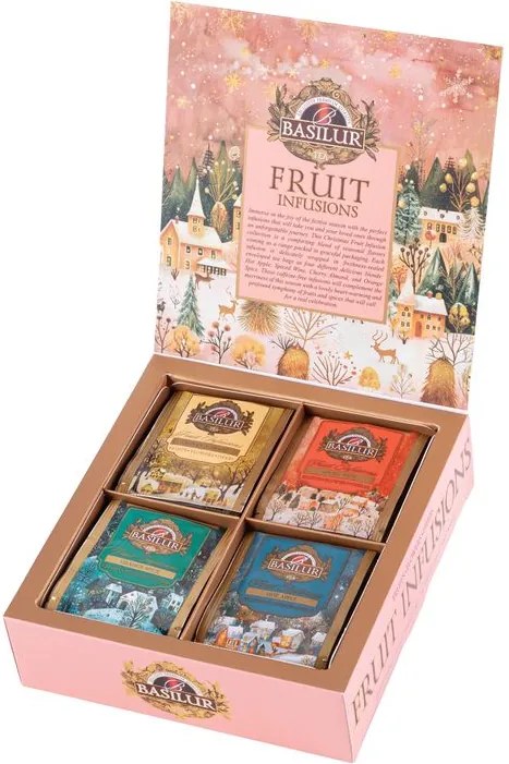 Čaje CHRISTMAS FRUIT Assorted kolekce 40 sáčků