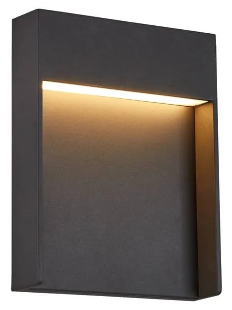 SLV 1002952 Flatt, venkovní nástěnné svítidlo, LED 14W 3000/4000K, antracit, rozměr 18x23cm, IP65