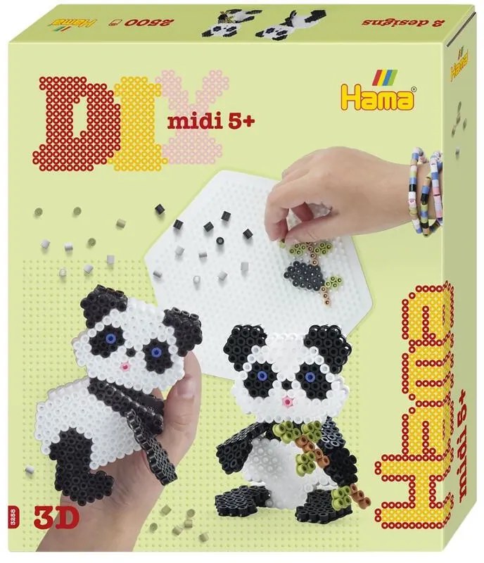 Hama Dárková sada 3D Panda MIDI