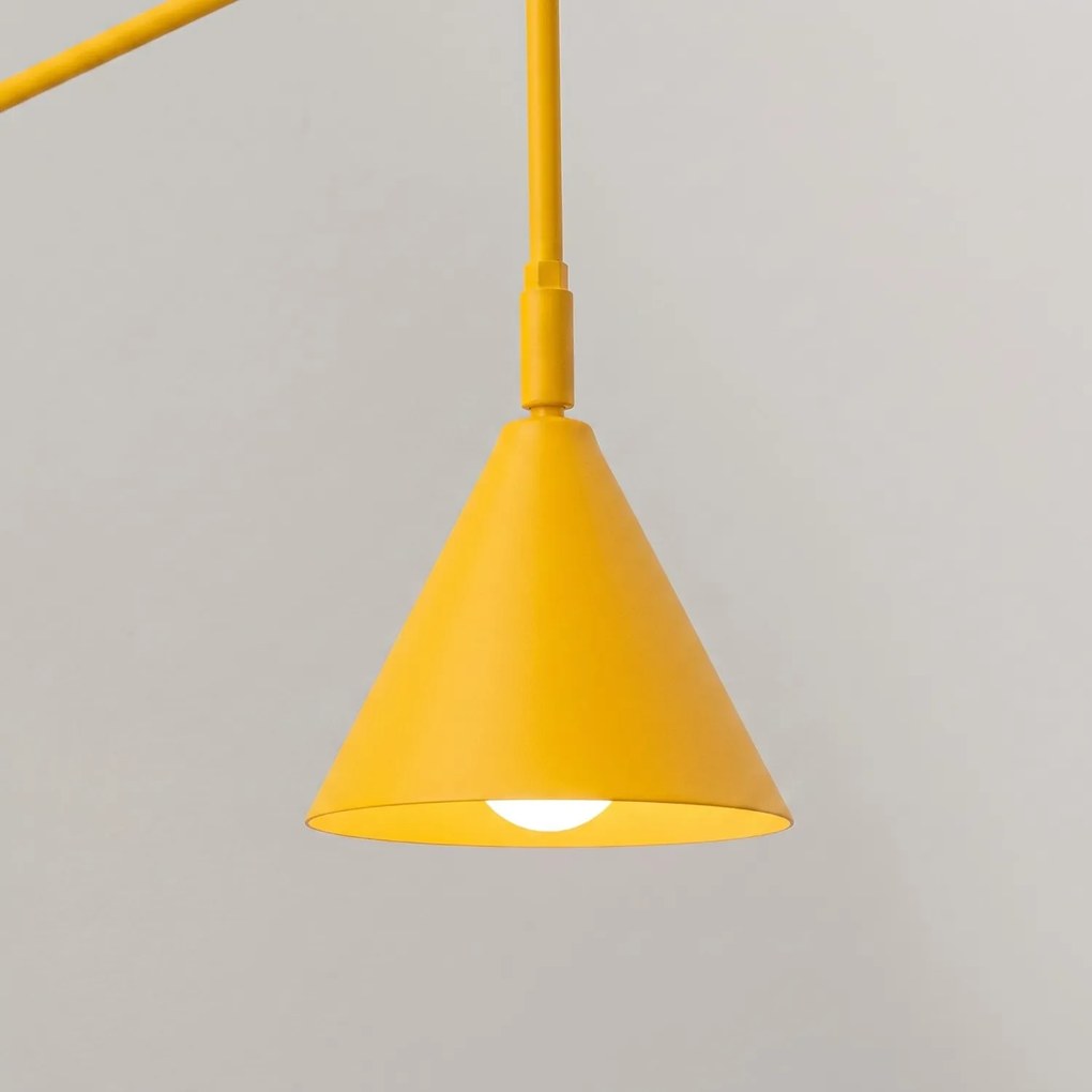 Sollux Lighting Nástěnné svítidlo NOX 1 žluté s vypínačem
