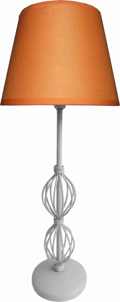 Stolní lampa Candellux Rosette bílá